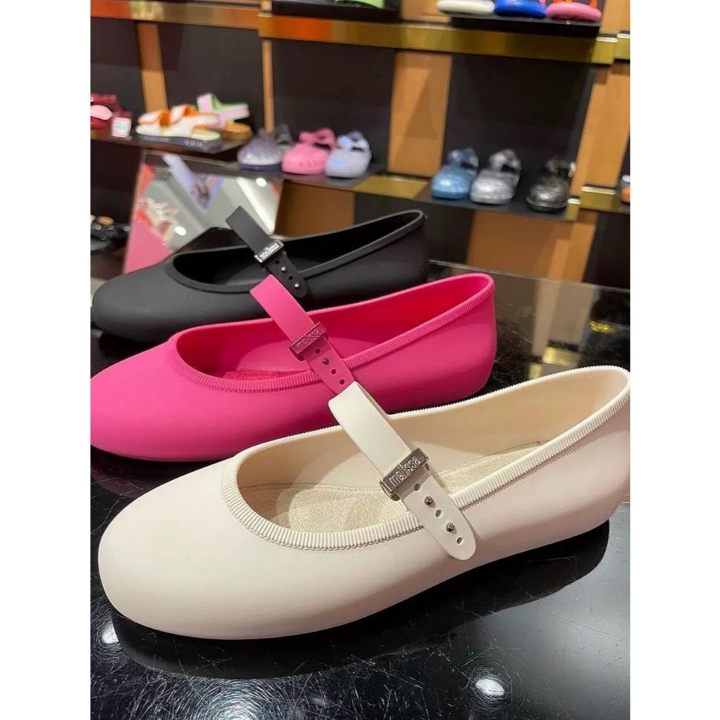 Melissa 2025 New Style Women's Shoes Simple Shallow Mouth Sandals Flat ...