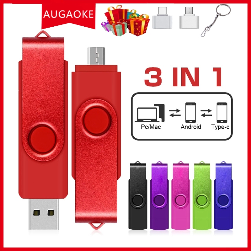 Three-in-One Multi-Function Flash Memory Driver 32GB/64GB/128GB/256GB ...