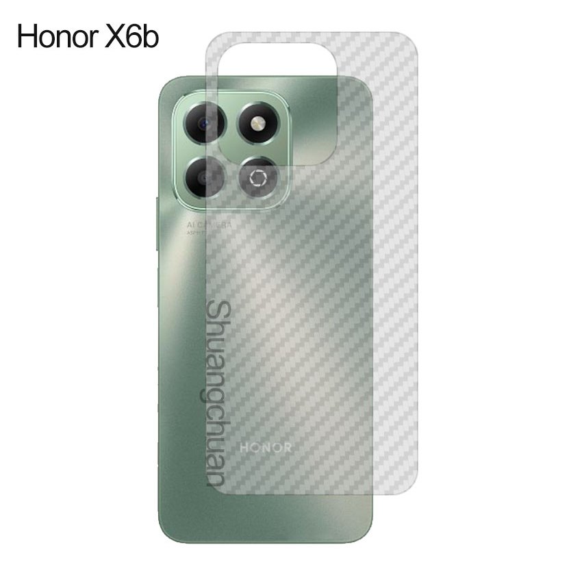 For Honor X6B X7B X8B X9B X9C X7C Carbon Fiber Back Film, X7A X8A X6A ...