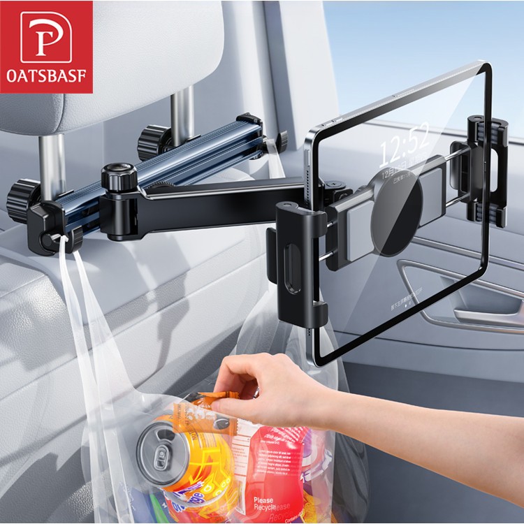 OATSBASF Sliding Retractable Metal Support Rod Car Back Seat Headrest ...