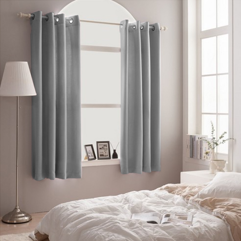5/7ft Aesthetic Blackout Curtain for Window Bedroom Soft and Thick ...