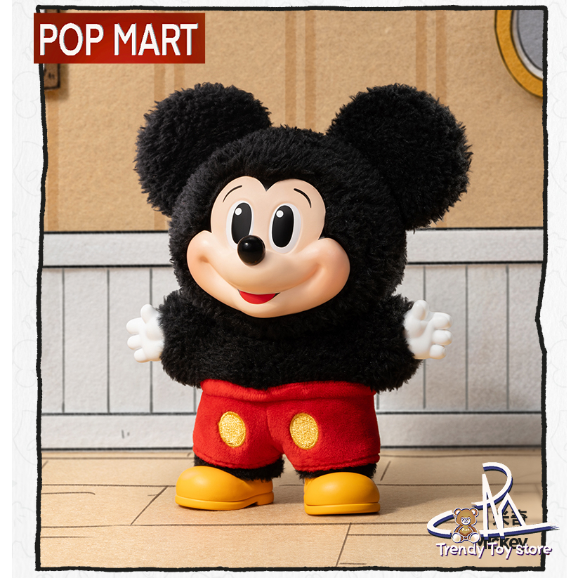 P POPMART [Ready Stock] Mickey Family Cute Together Plush Pendant ...