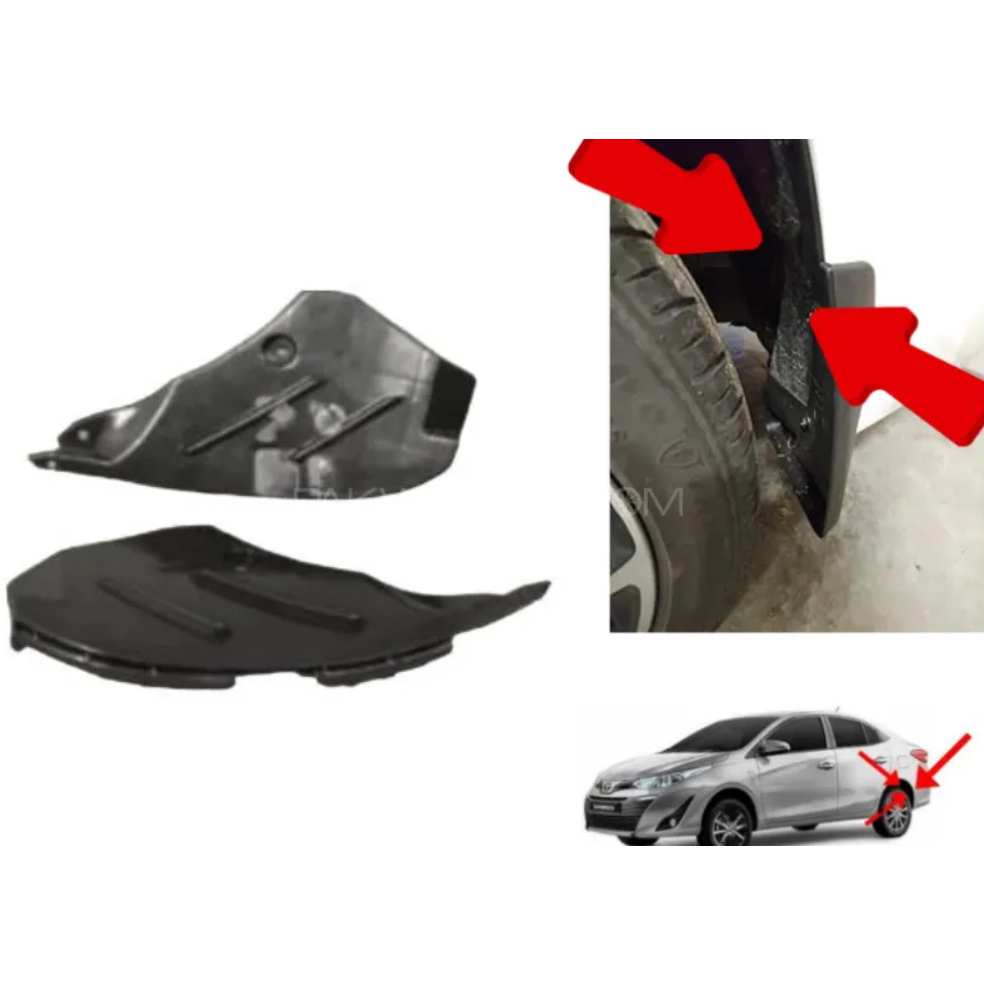 rear fender liner mudguard for toyota vios yaris 2019 2020 2021 2022 ...