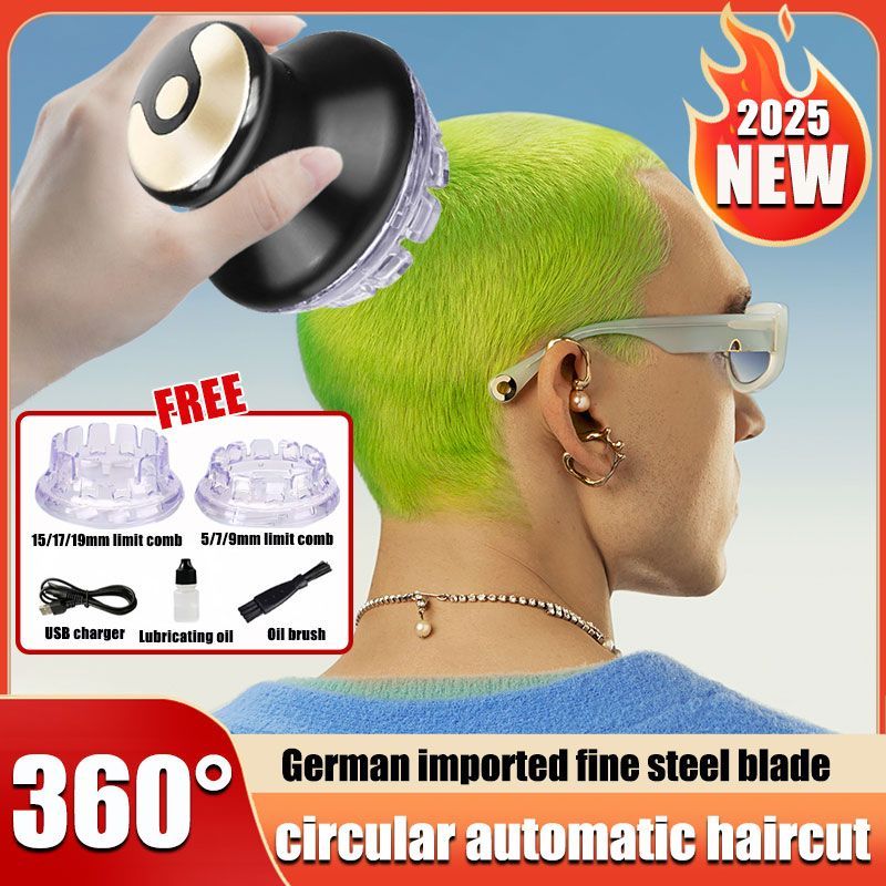 【2025 New】Electric Hair Clipper Professional Hair Clipper LCD ...