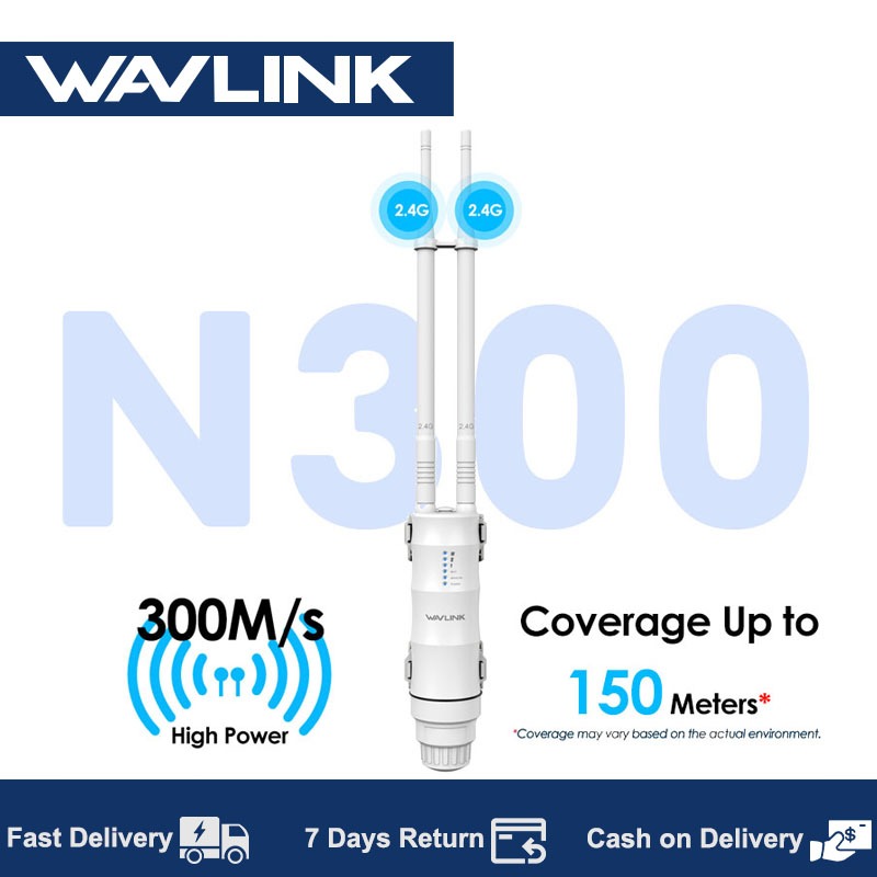 WAVLINK N300 Outdoor Access Point Wi-Fi Extender Long Range with AP ...