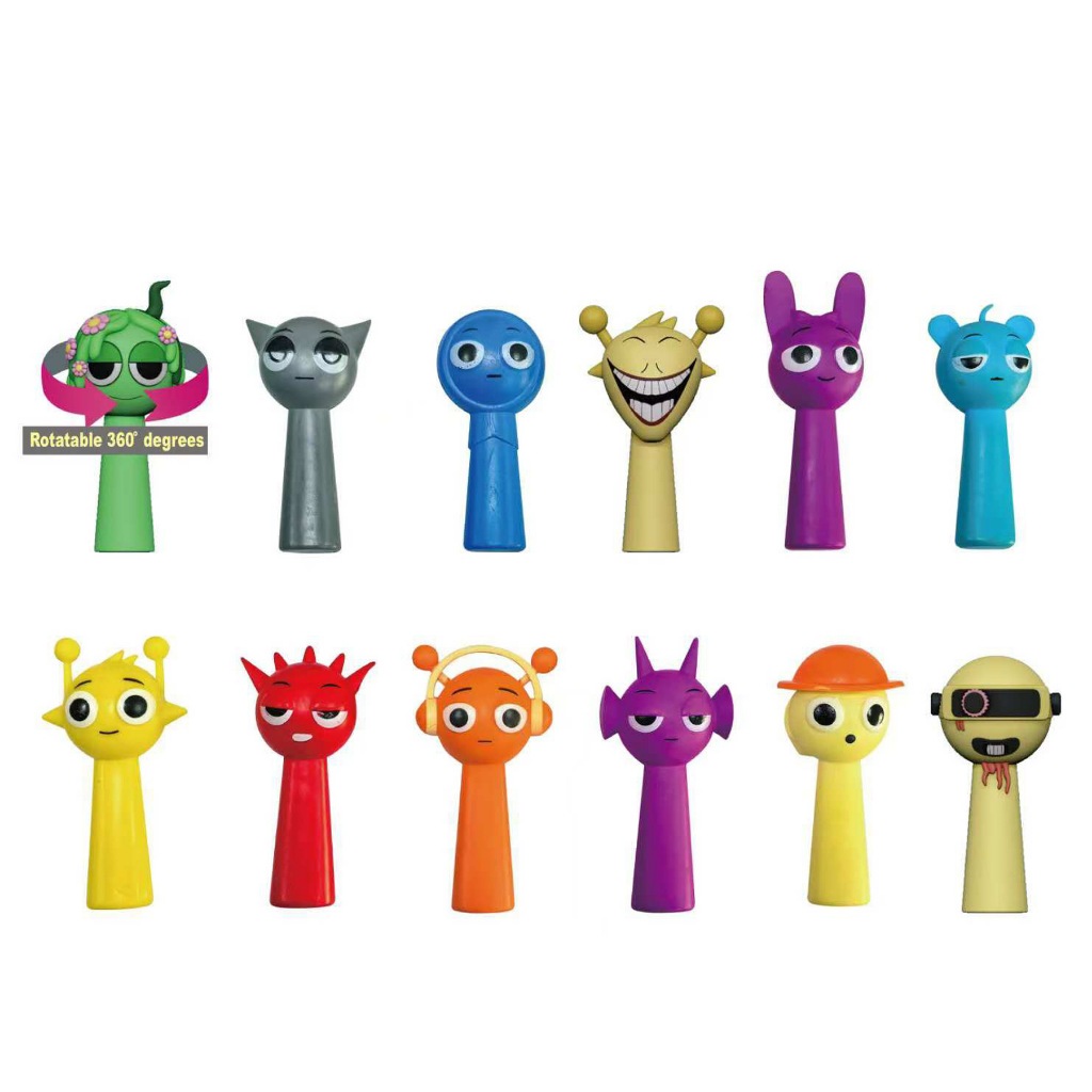 Sprunki & Dandy's World Action Figure Model Dolls Game Model Ornaments ...