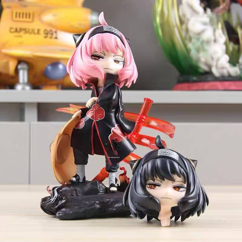 Anime SPY×FAMILY Figure Anya Forger Cos Uchiha Itachi Action Figures ...