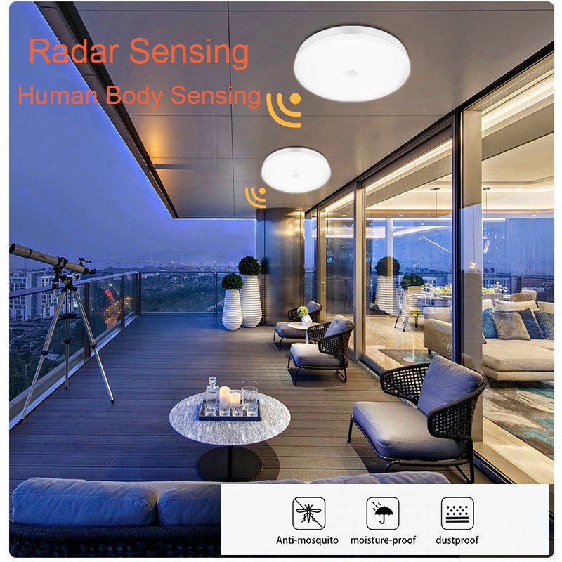 Led Downlight Radar Sensing Ceiling Light Human Body Sensing 18/30W Pin ...
