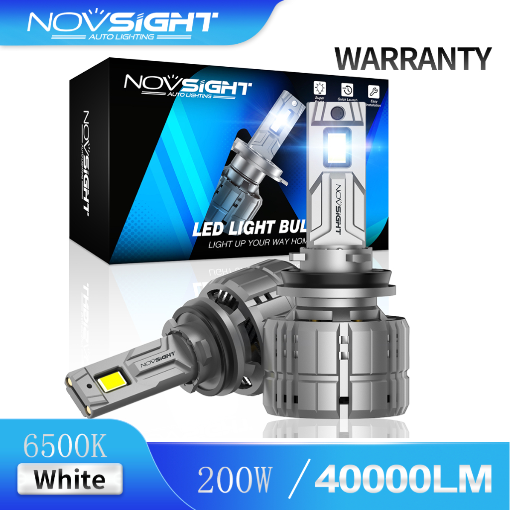 Novsight h11 led headlight N60 led headlight for car Newest design led light 200W 40000LM 6500K ...