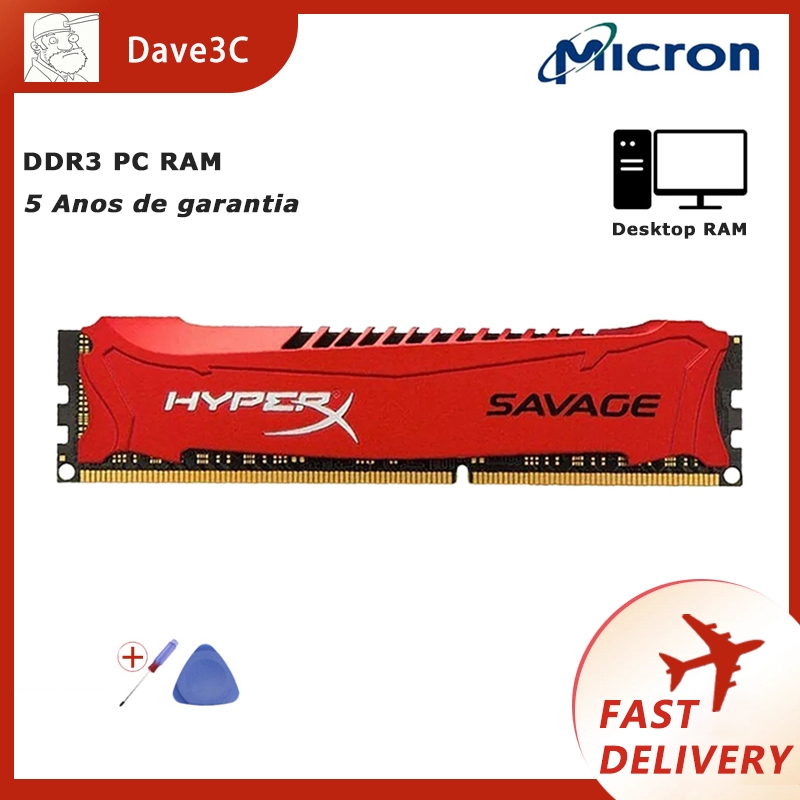 HyperX DDR3 Desktop RAM 8GB/4GB 1600MHz/1333MHz | High Performance PC ...