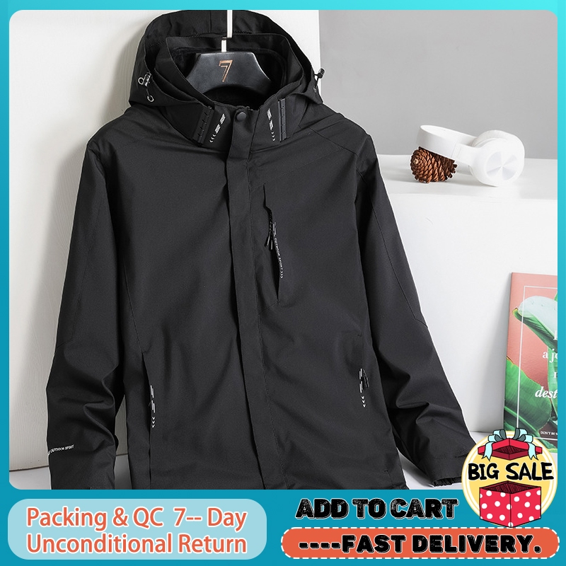 Waterproof Jacket Hiking Light Breathable Unisex Camping Windproof ...