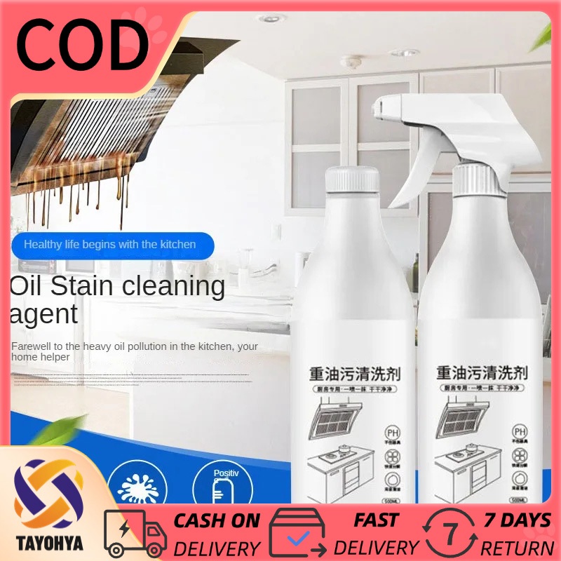 Kitchen Oil Cleaner Multi Purpose Kitchen Cleaner Stain Remover Non ...