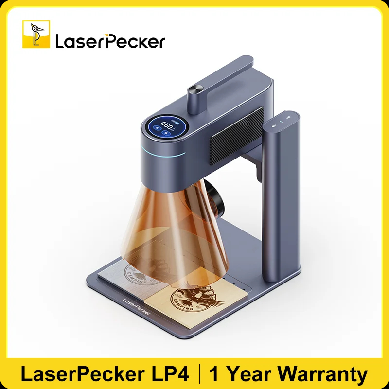 LASERPECKER 4 LP4 Laser Engraving Machine for All Material Dual Light Laser Engraver Portable ...