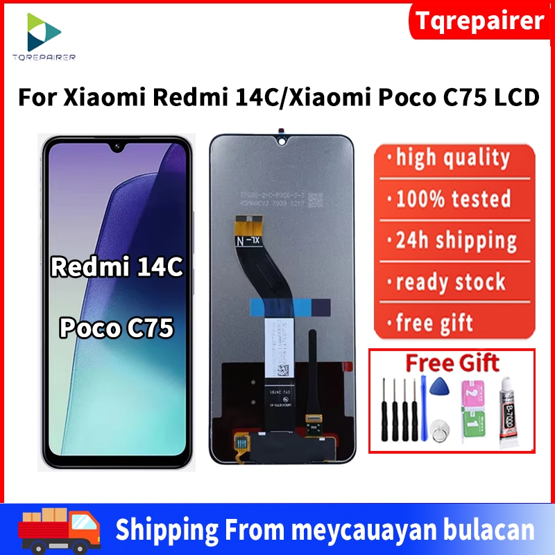 [Tqrepairer ] For Xiaomi Redmi 14C/Xiaomi Poco C75 LCD DIsplay Touch ...