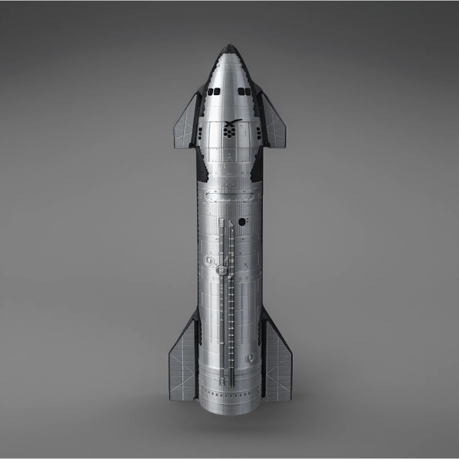 NASA 1:200 Musk SpaceX Starship model Starship rocket model finished ...