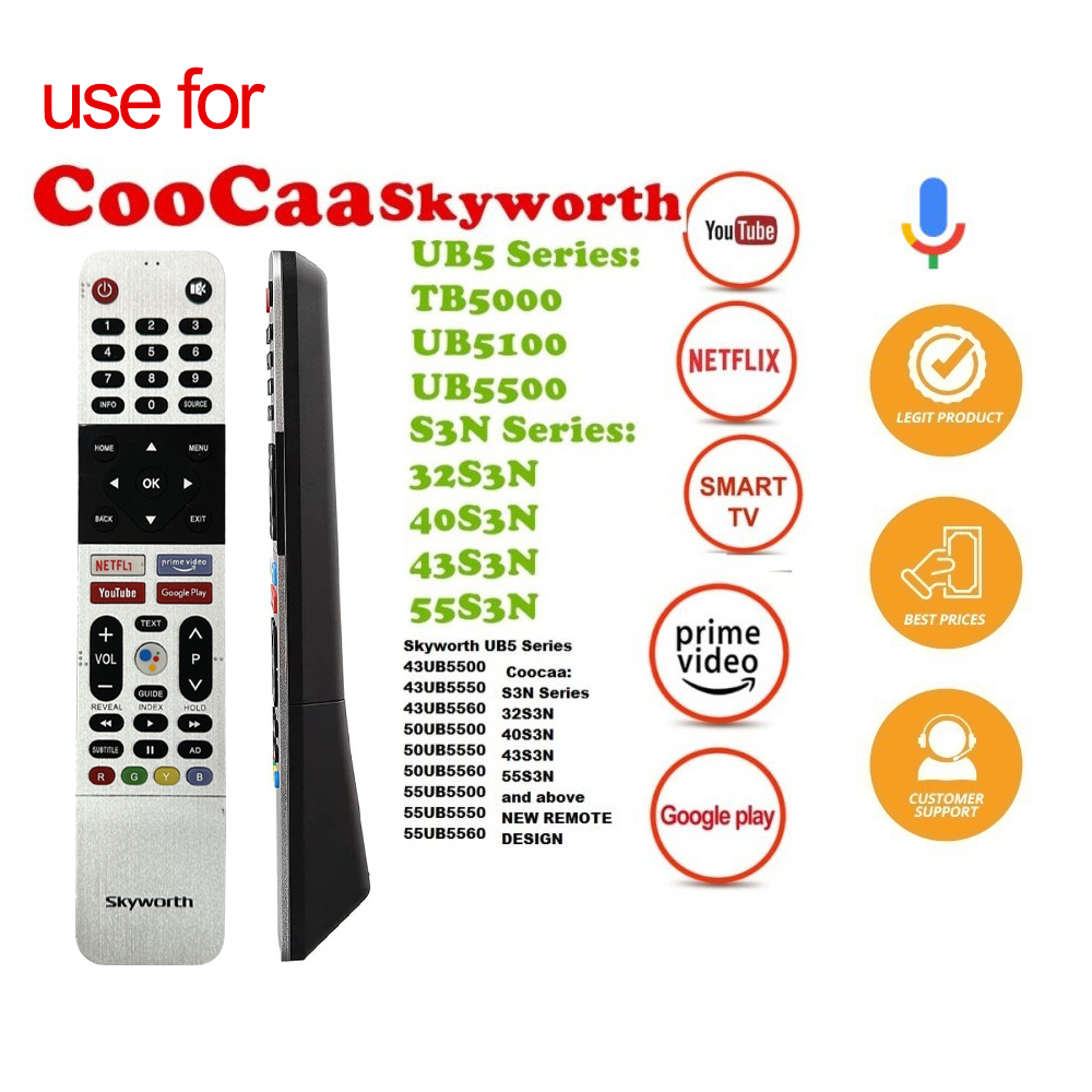 Skyworth/COOCAA Remote Control Smart TV Remote Control Genuine Voice 4K ...