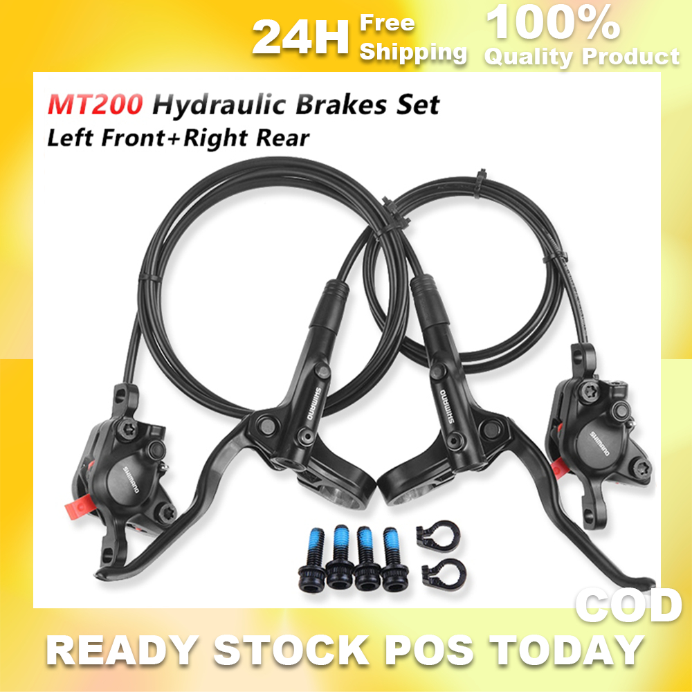 Shimano MT200 Hydraulic Disc Brakes MTB 800/1450mm Mountain Clamp ...