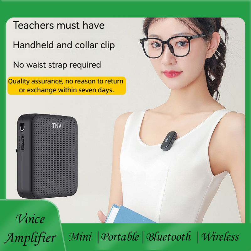 Voice Amplifier Loudspeaker Megaphone Teachers Wireless Collar Lapel ...