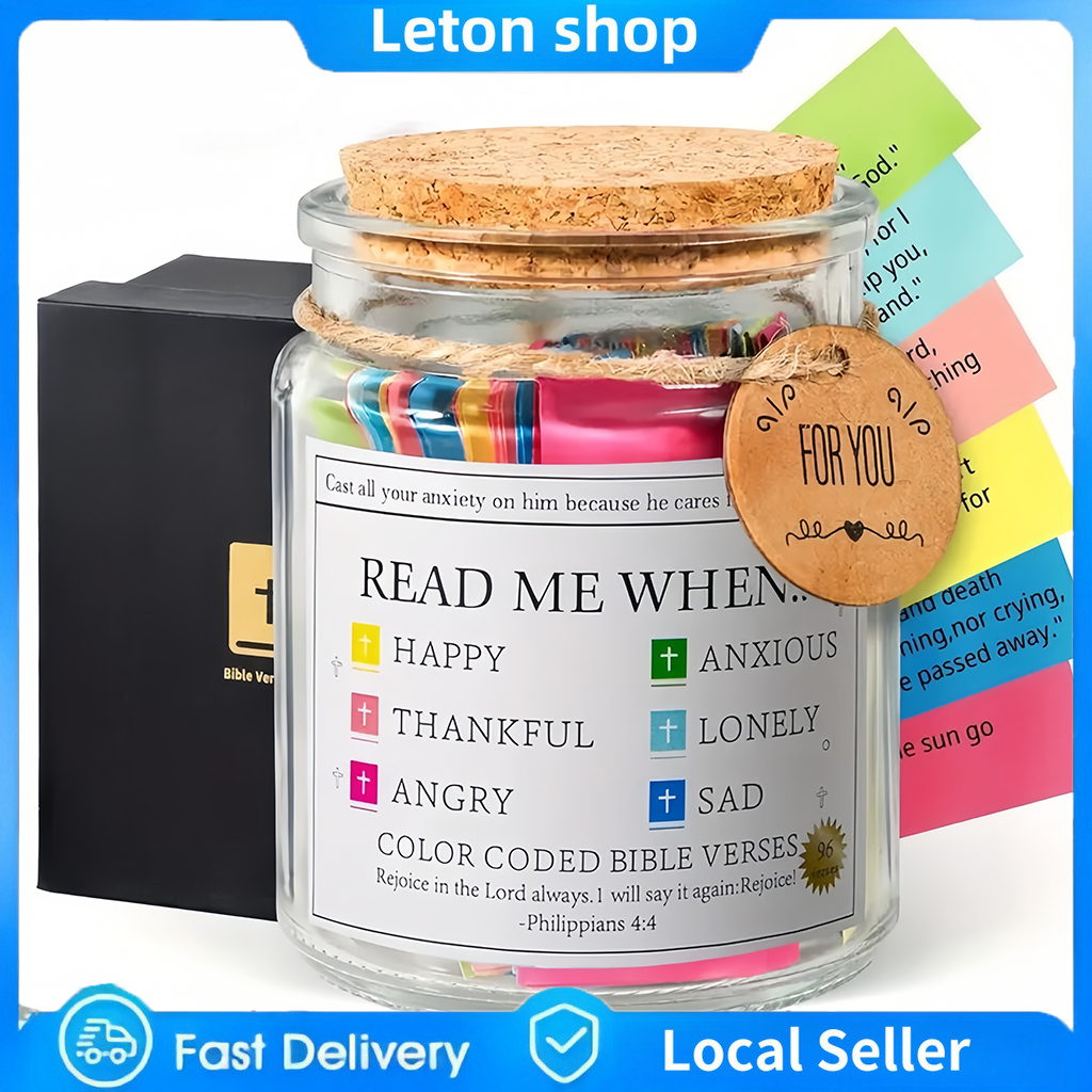 Bible Verses in a Jar Small & Creative Colorful Bible Verses Jars Holy ...