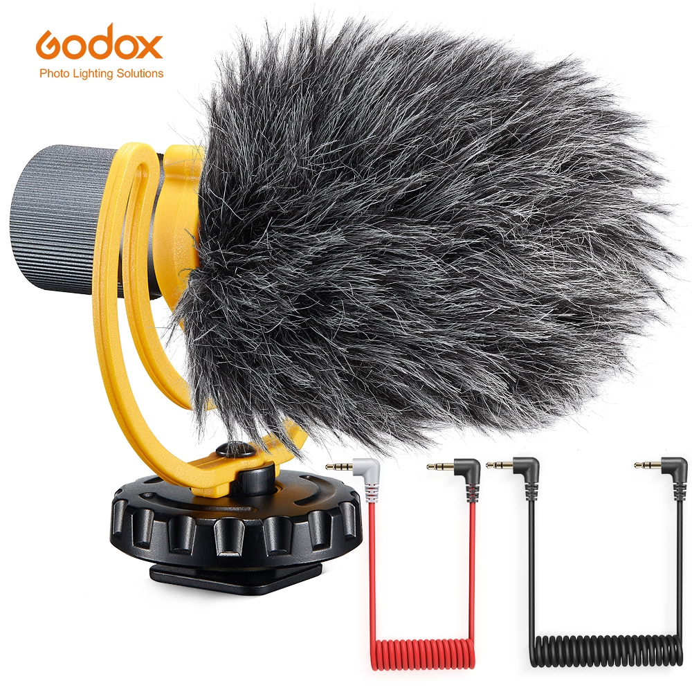 Godox-Microphone VS-Mic with Compact Shotgun, 3.5mm, for iPhone ...