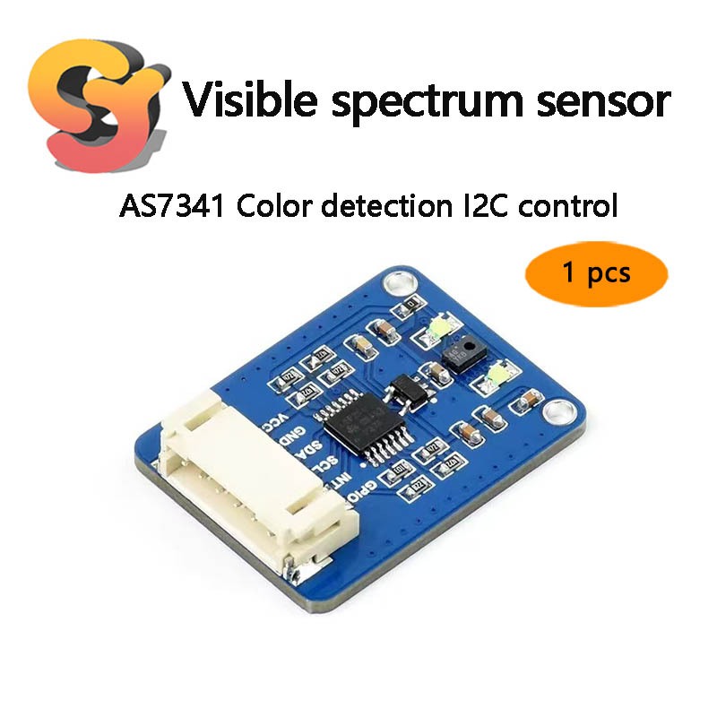 As7341 Visible Spectrum Sensor Color Detection Support Raspberry Pie 4 High Precision I2C ...