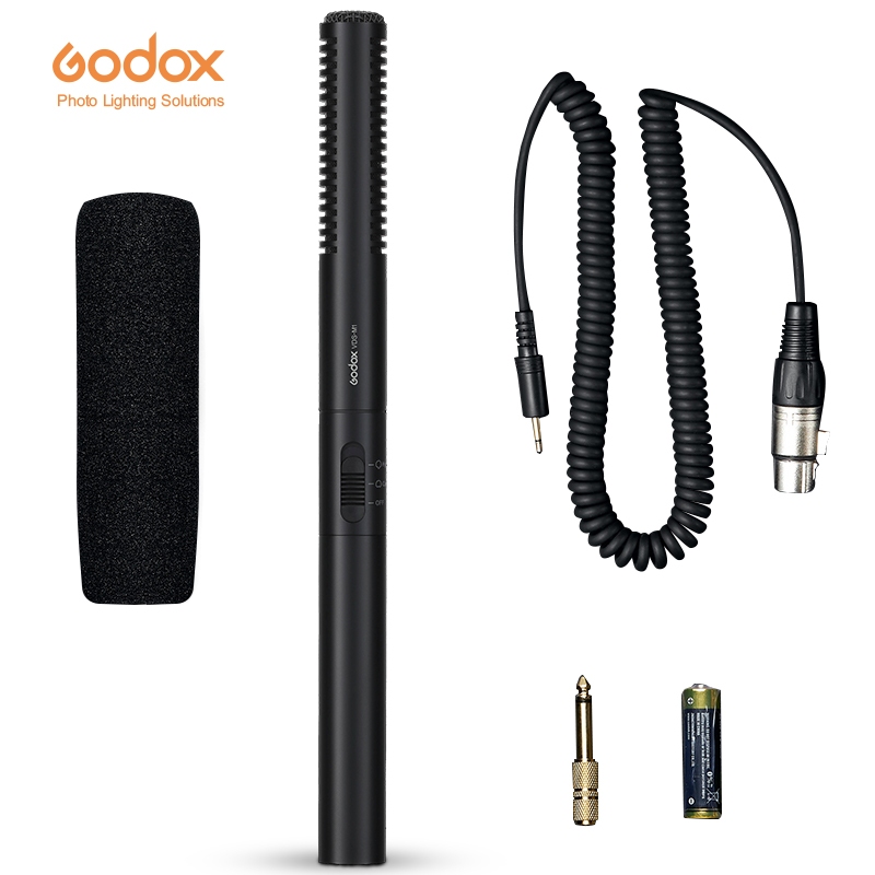 Godox VDS-M1 Hypercardioid Cardioid Rear Electric Condenser Shotgun ...
