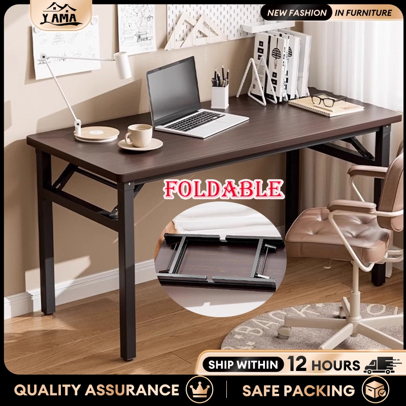 1/2 Laye Portable Foldable Table Desk For Computer Office Dining Study ...