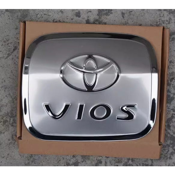 Chrome Car Styling Fuel Tank Cap Gas Box Cover Frame Panel For Toyota ...