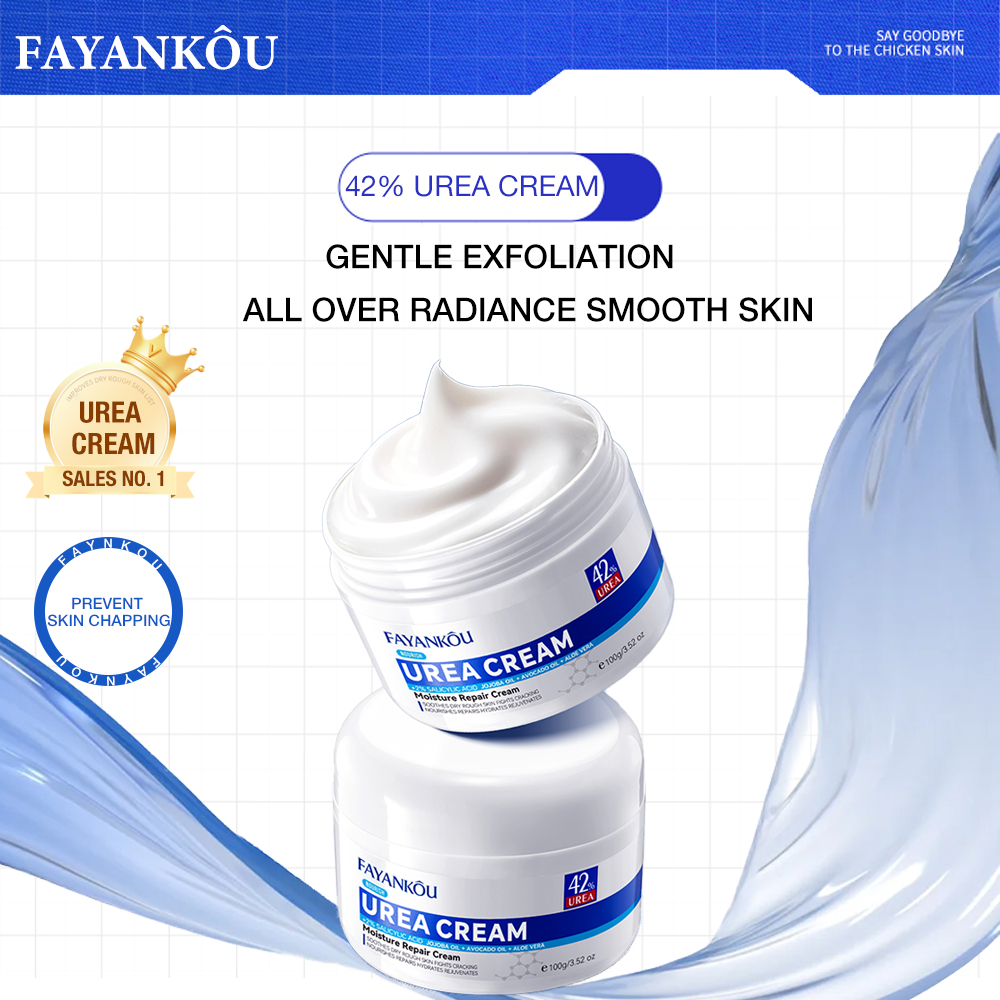 FAYANKOU Urea Face Cream Exfoliate Soften Smooth Rough Skin Brighten ...