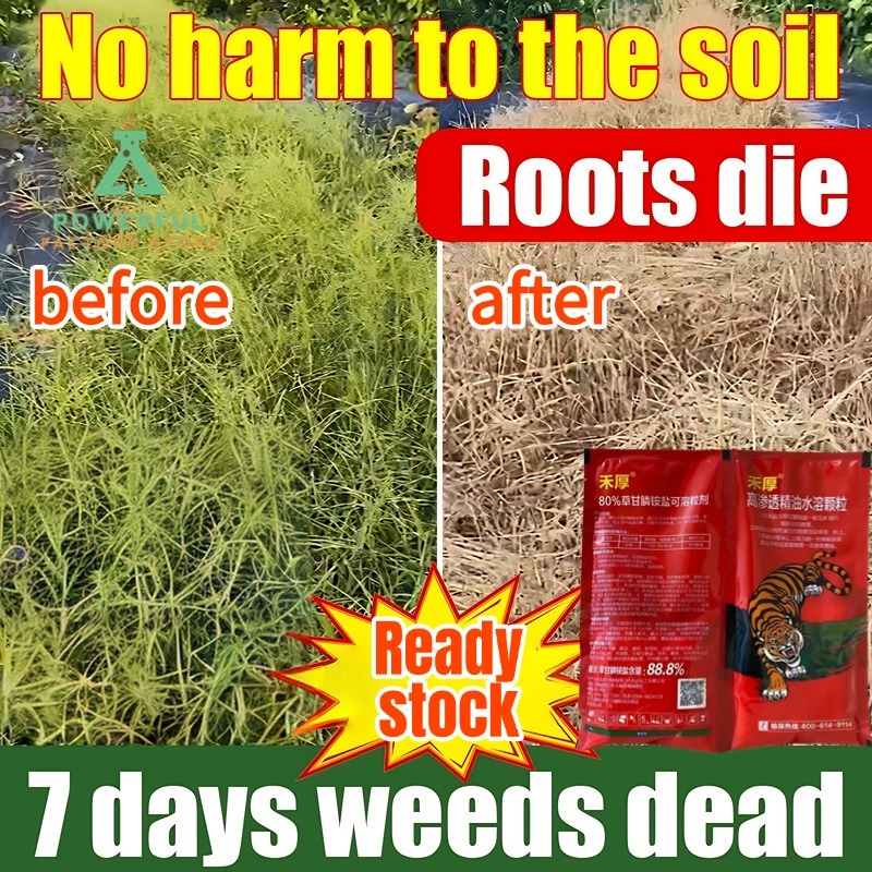 Fast-Acting Glyphosate Weed Killer Powder | Herbicide for All Grass ...