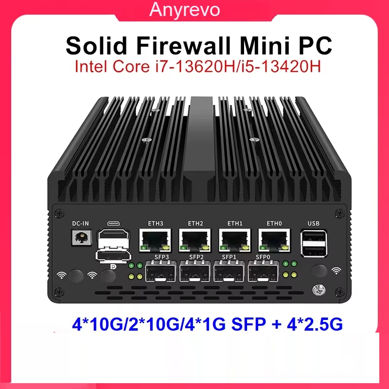 13th Gen Intel Solid Mini PC Core i7-13620H i5-13420H 10G SFP 4x2.5G ...