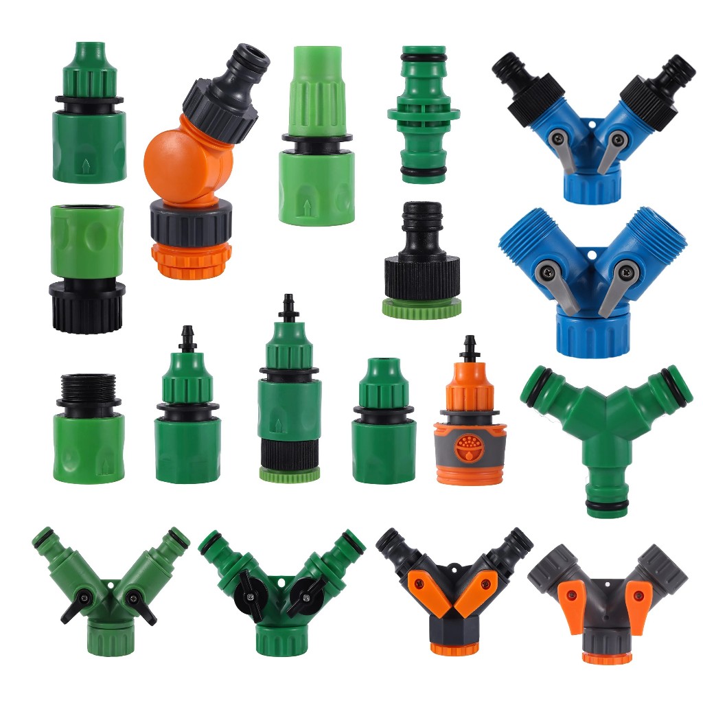 1/2" 3/4" Quick Connector 4/7mm，8/11mm Y-type Hose Connector For Drip ...