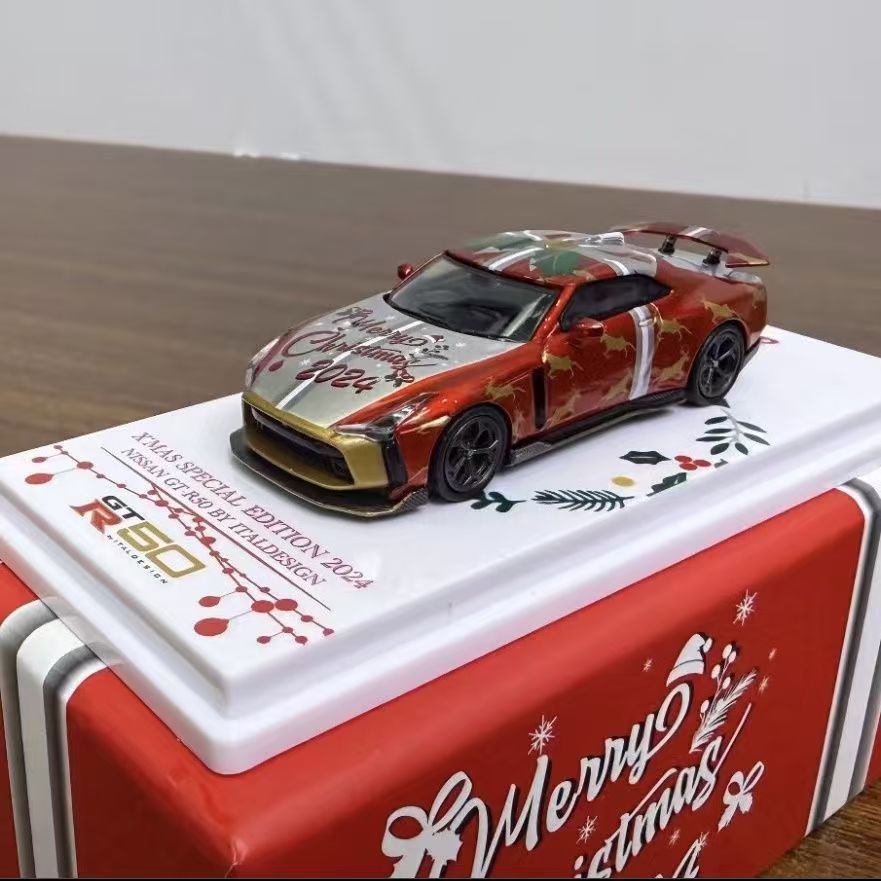 Inno 1: 64 Nissan Nissan GTR R50 2024 Christmas Limited Alloy Car Model ...