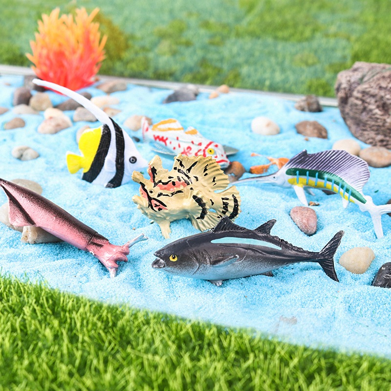 Simulation cognitive ocean deep-sea fish swarm model tuna horsefish ...