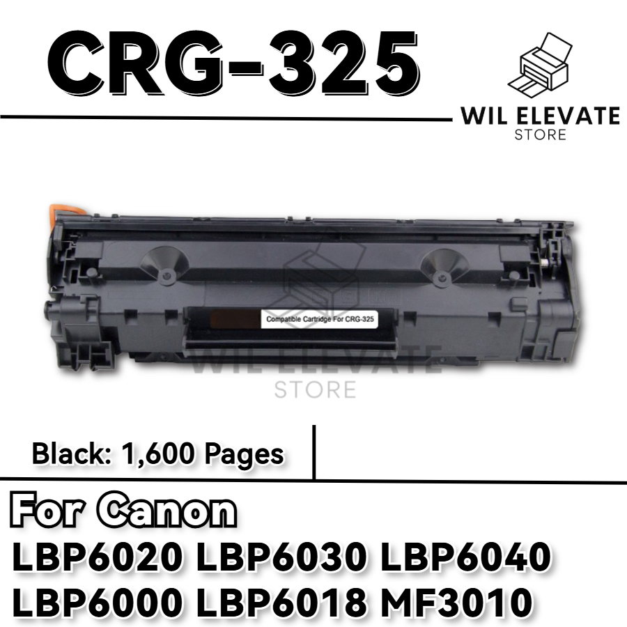 WilElevate CRG-325 CRG325 Toner Cartridge For Canon LBP6020 LBP6030 ...