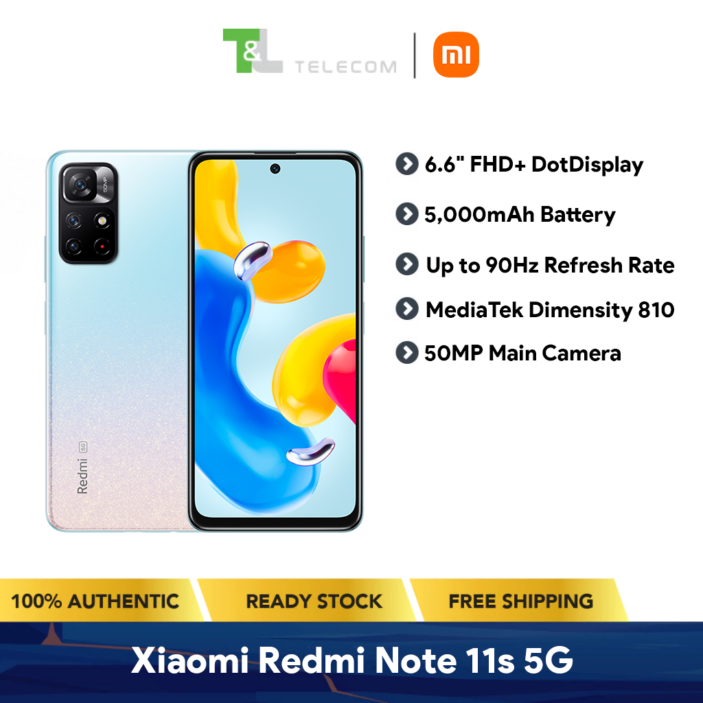 Xiaomi Redmi Note 11s Dual Sim 4GB+128GB 5G (Star Blue) EU Version ...