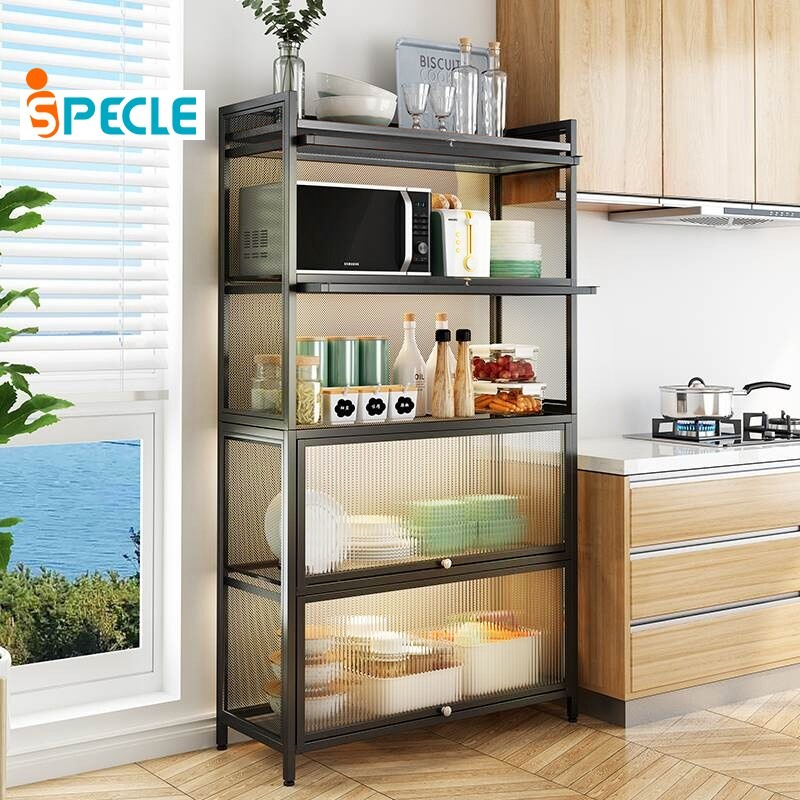 iSPECLE 3/4/5 Tiers Steel Shelf Layer Shelving Storage Shelf Metal ...