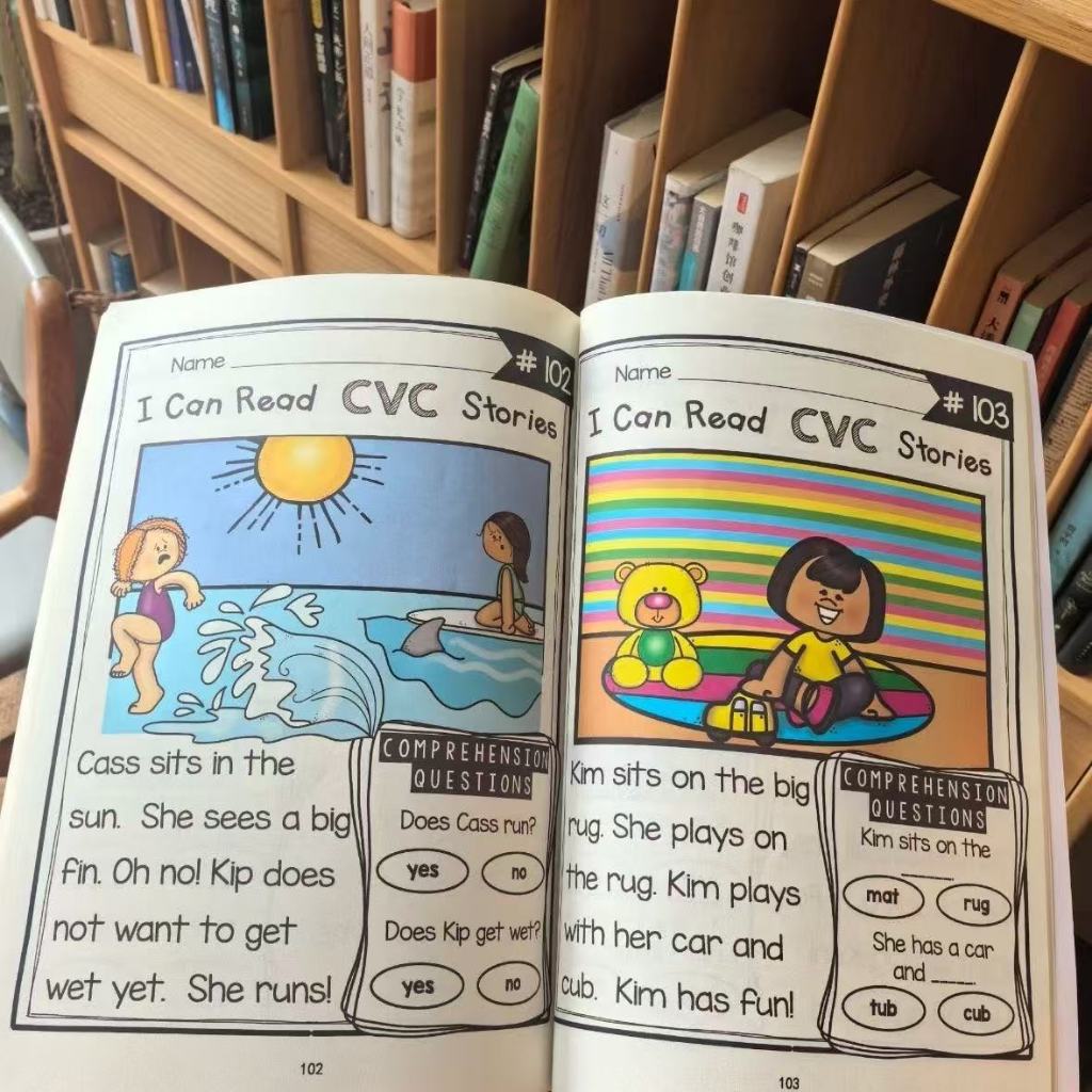 120pages English Phonics Exercise Book English Stories Short Passages ...