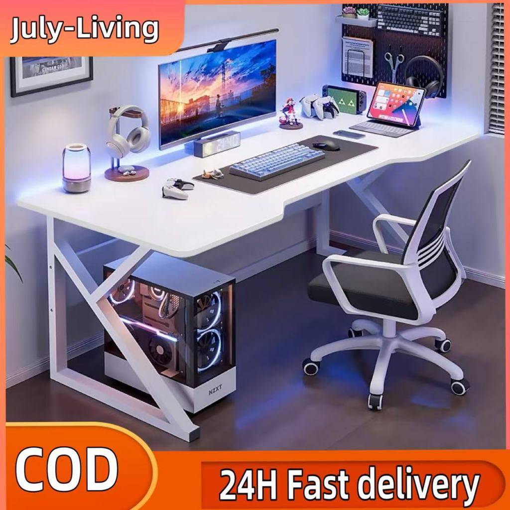 (COD)140/120/100cm Computer Table for Desktop Small Study Table Office ...