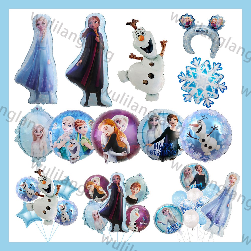 Frozen Balloons Elsa Balloons Anna Balloons Olaf Balloons Girls ...