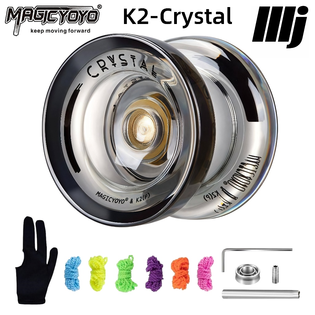 Magicyoyo K2 Crystal yoyo Beginner/Professional Competition Finger ...