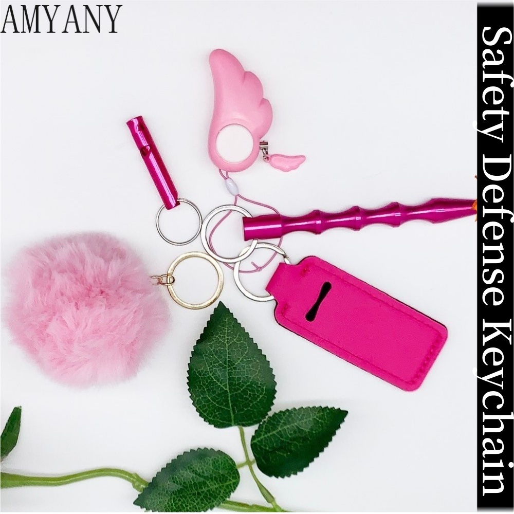 Keychain Set para sa mga Babae at Batang Babae na may Safety Alarm ...