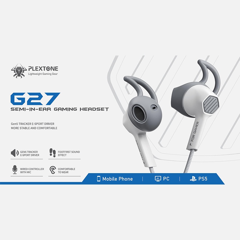 PLEXTONE G27 In-ear Wired Earphone,2025 New Gaming Headphone,Gamer E ...