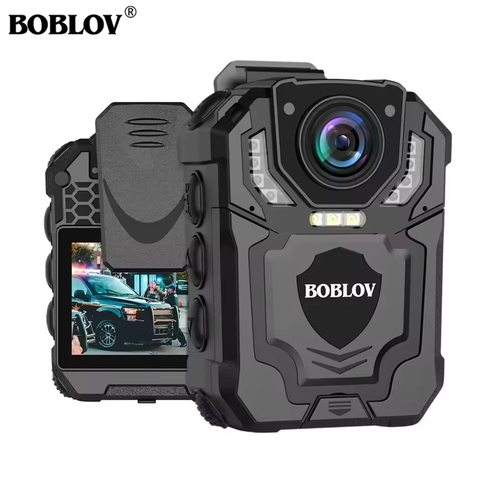 BOBLOV T5 1296P Body Camera Audio Recording Wearable Police Camera Law ...