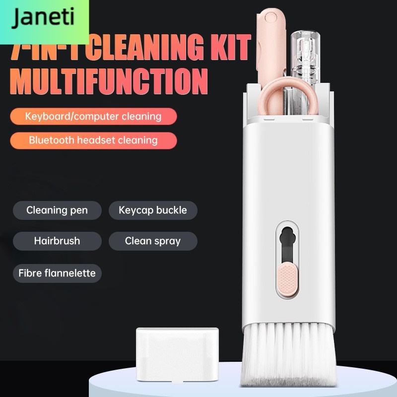 7 in1 Computer Keyboard Cleaner Brush Kit Earphone Cleaning Pen Multi ...