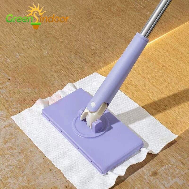 Disposable Flat Mop Clip Cloth Wet Tissue Wipes Electrostatic Dust ...