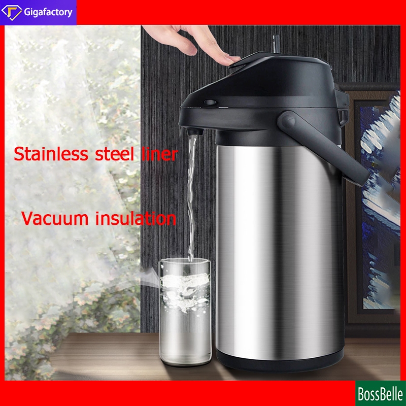 Bossbelle-pressure thermos, household teapot, thermos, press-type ...