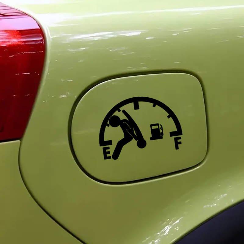 FullGas Gauge Sticker for Car Fuel Tank Cap Door Decoration Automotive ...