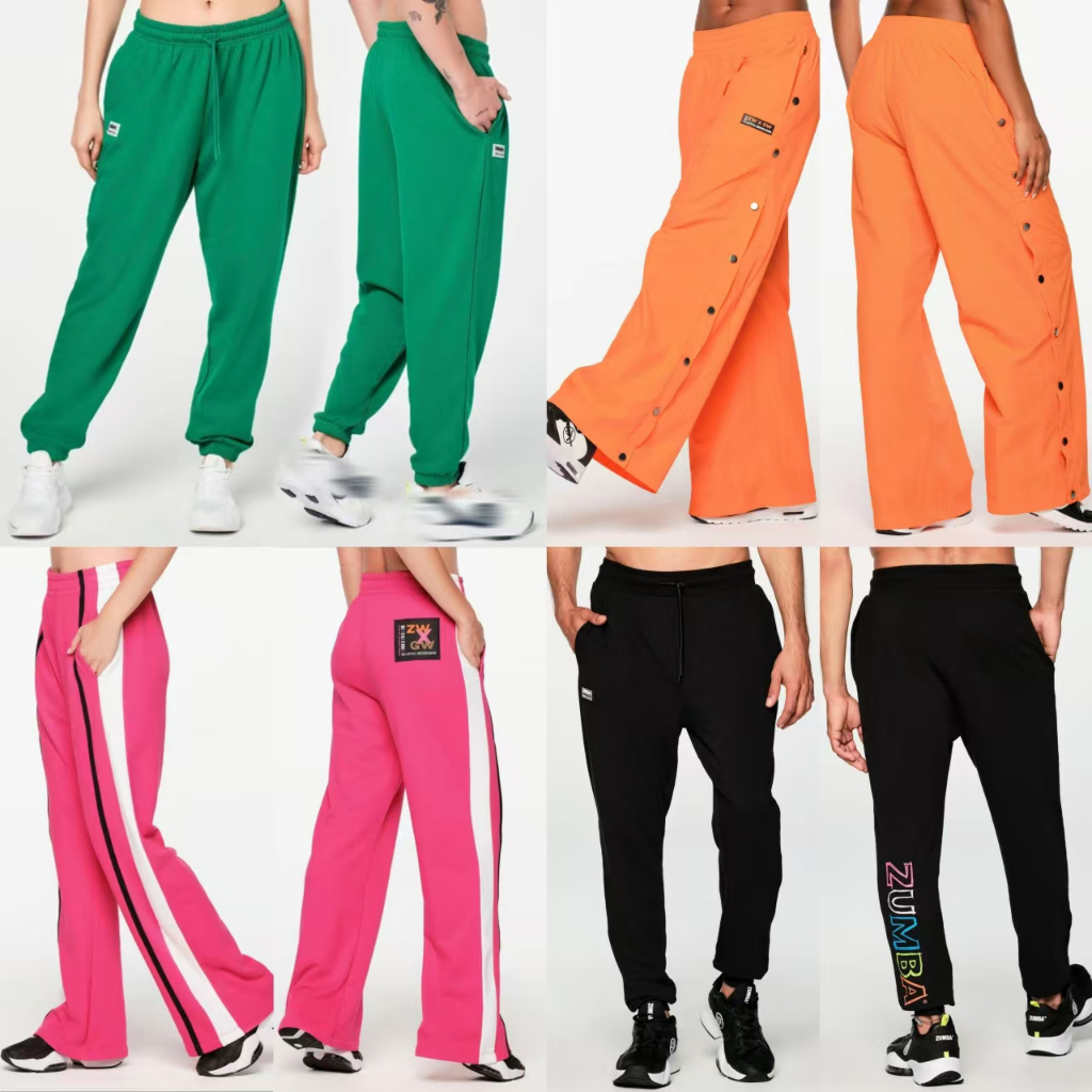 Zumba zumba ZWGW Co-Branded Men's Women's Sports Long Pants 2025 Fitness Dance Loose Version ...
