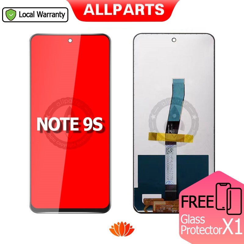 Allparts Display For Xiaomi Redmi Note 9s Note 9 Pro Lcd Touch Screen ...